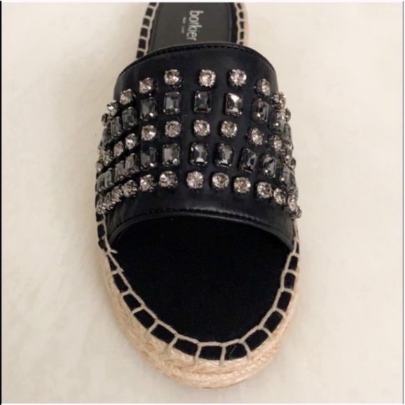 Botkier | Shoes | Botkier Slides Espadrille Leather Sandal Slide | Poshmark